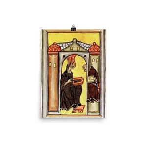Hildegard of Bingen Poster Print - Etsy