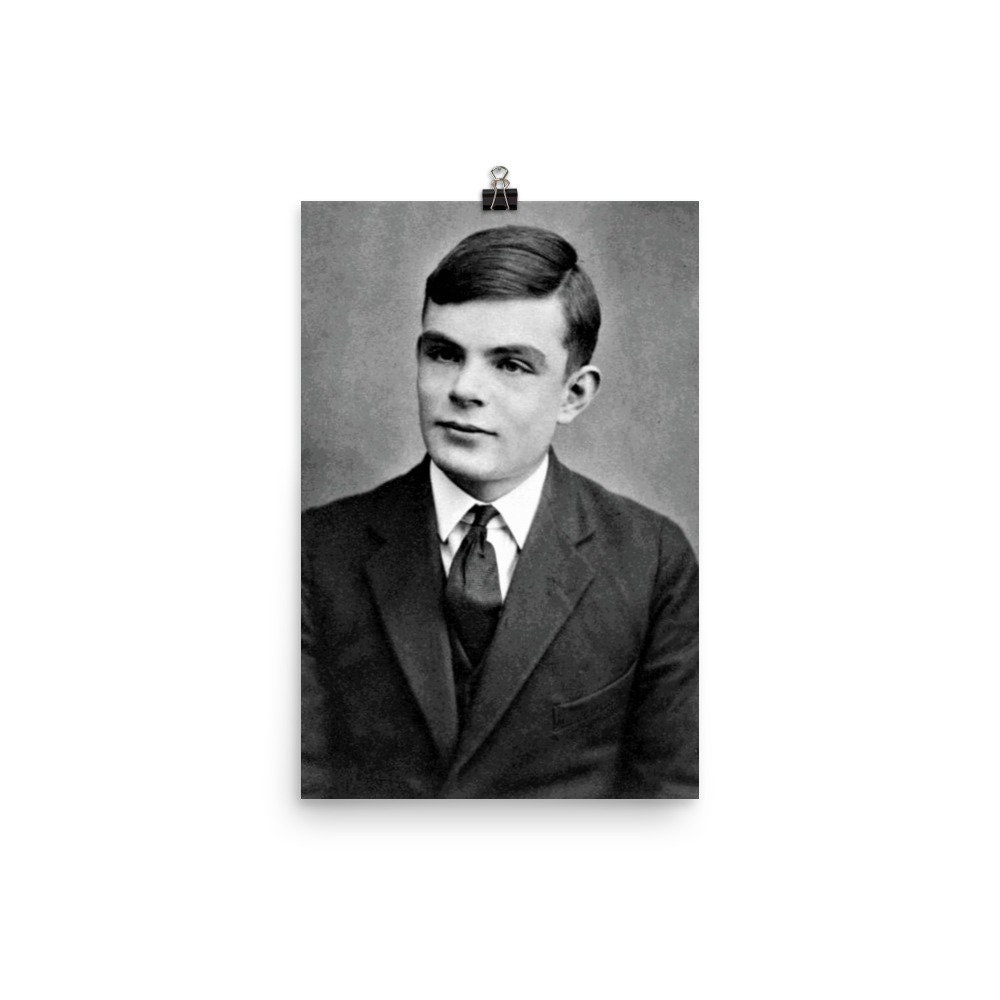 Alan Turing Poster | Etsy