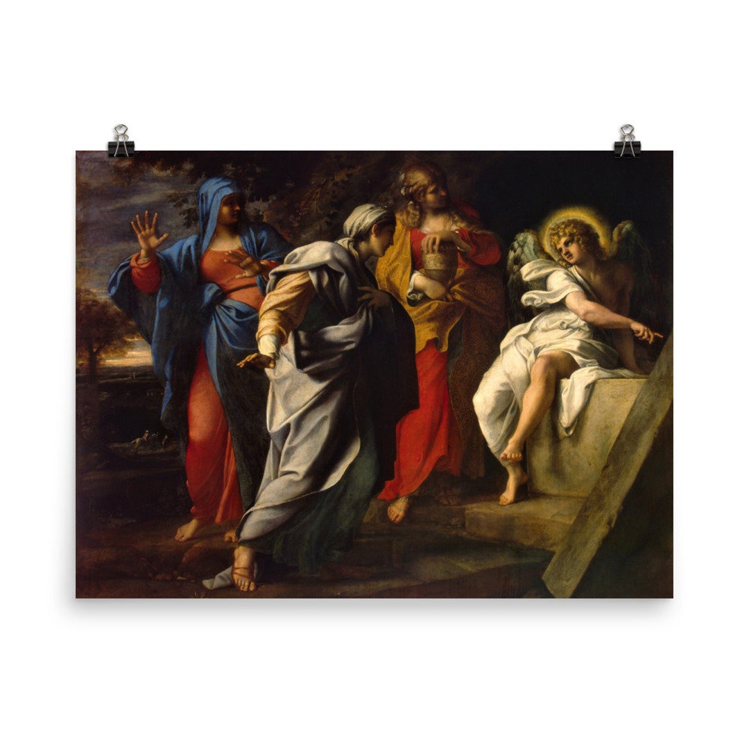 Holy Women at Christ's Tomb by Annibale Carracci Poster Print - Etsy