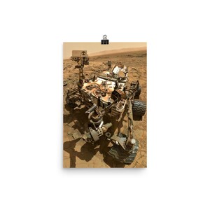 Curiosity Rover Poster Print - Etsy