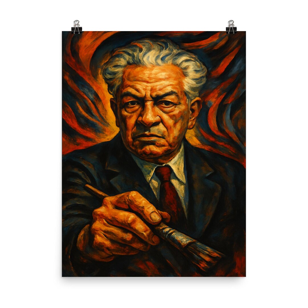 Siqueiros Wall Art Masterpiece | Unique David Alfaro Siqueiros Poster ...