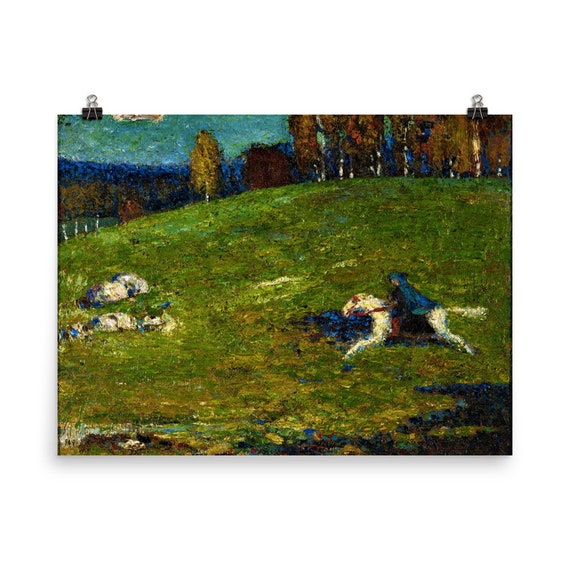 The Blue Rider by Wassily Kandinsky Poster Print - Etsy