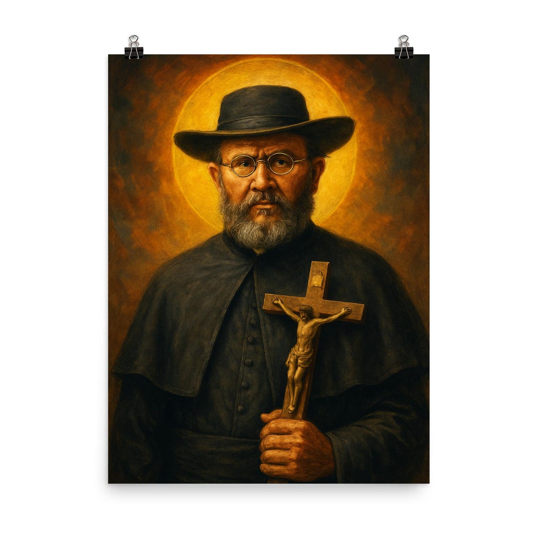 Saint Damien of Molokai Poster Print | Hawaiian Missionary Wall Art ...