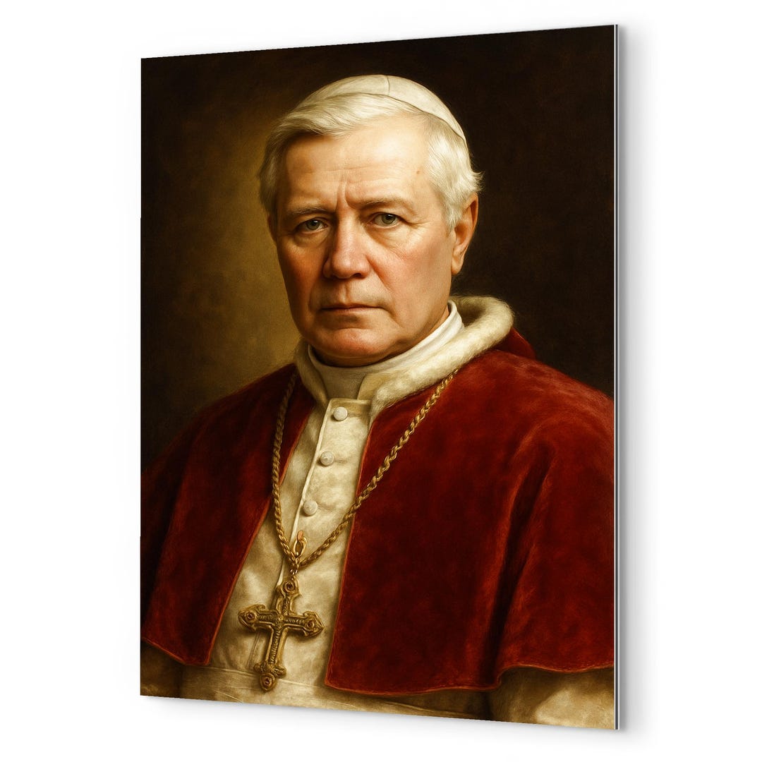 Pope Pius X Metal Print: Papal Portrait Catholic Devotional Wall Art - Etsy