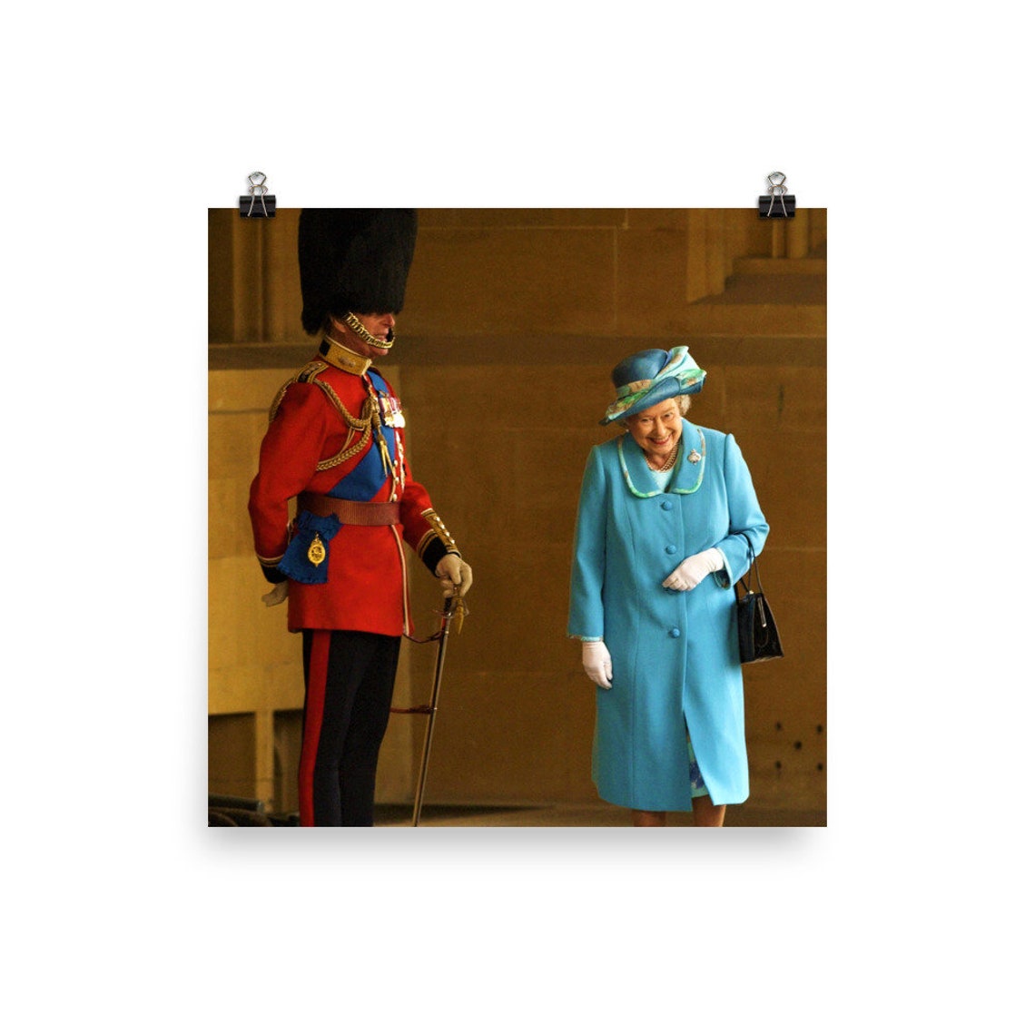Queen Elizabeth II With Prince Philip Poster Print - Etsy