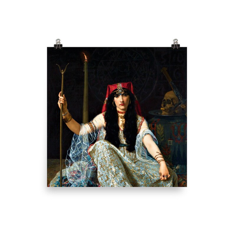 The Sorceress by Georges Merle Poster Print - Etsy