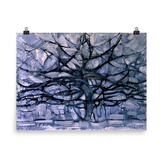 Gray Tree by Piet Mondrian Poster Print - Etsy