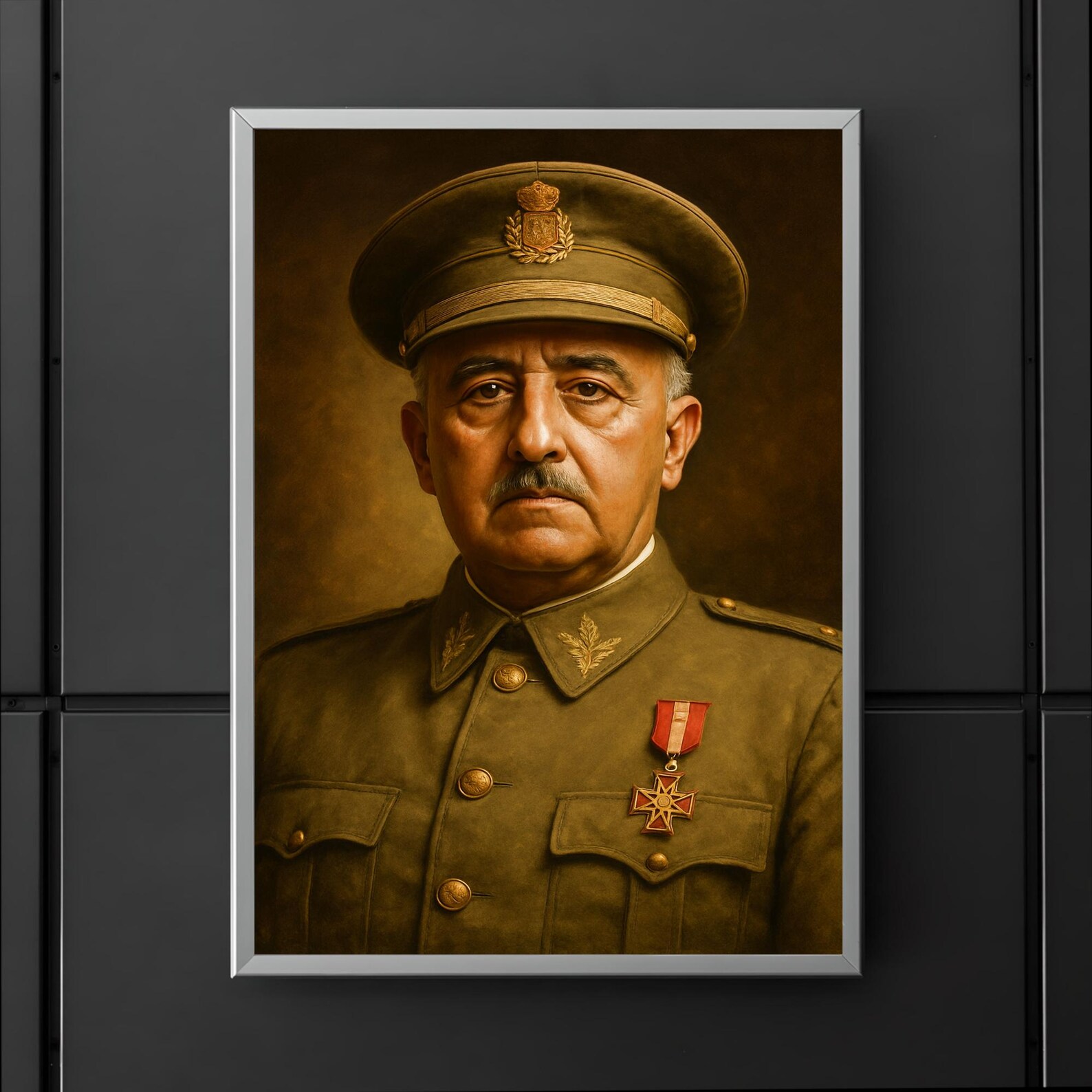 Francisco Franco Poster: Historic Spanish Portrait Wall Art Print - Etsy