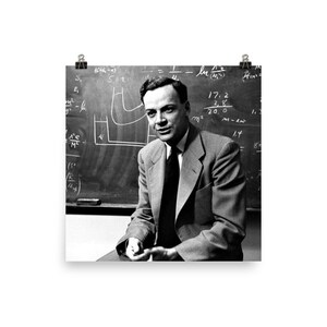 Richard Feynman Poster Print - Etsy