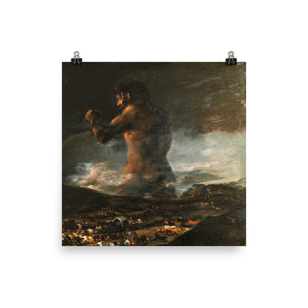 El Coloso de Francisco Goya Poster Print - Etsy México
