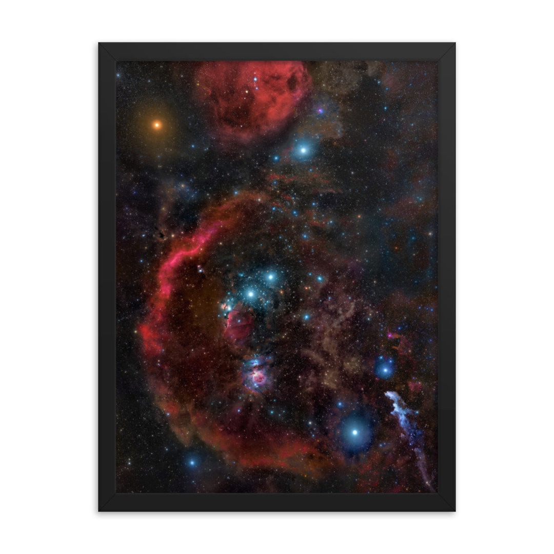 Orion Constellation Framed Print - Etsy