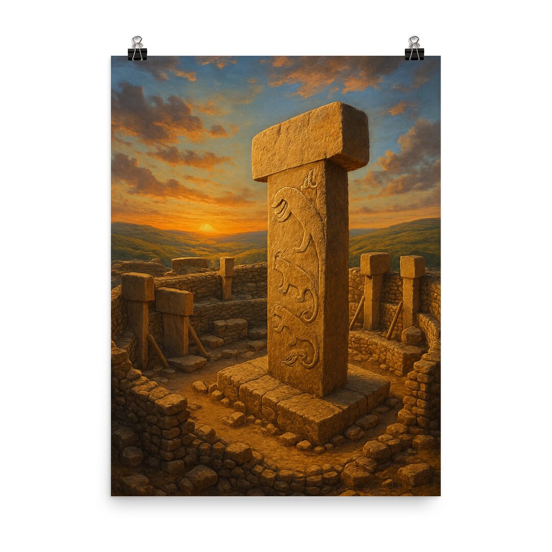 Göbekli Tepe Turkey Poster Print - Unique Ancient History Wall Art ...