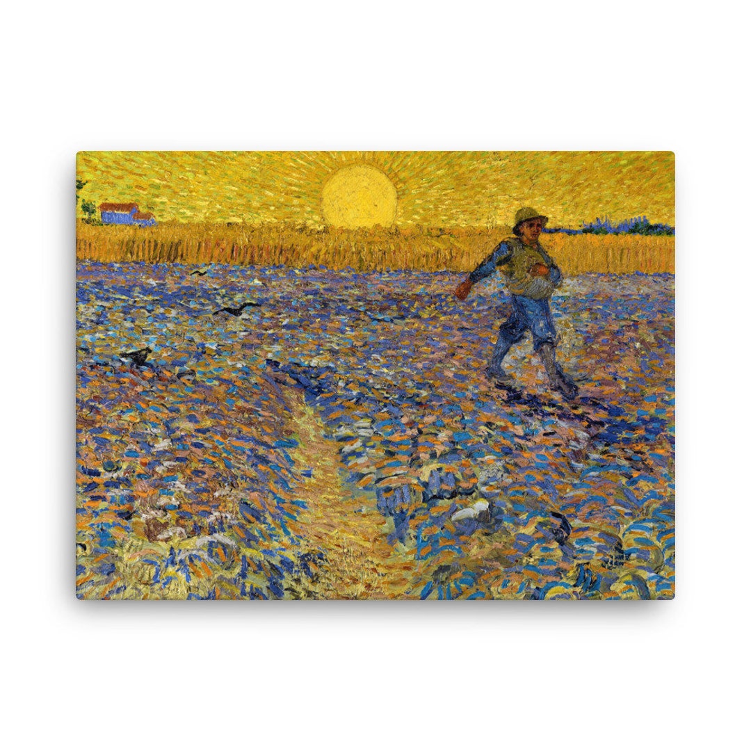 The Sower by Vincent Van Gogh Canvas Print - Canvas Wall Art - Etsy