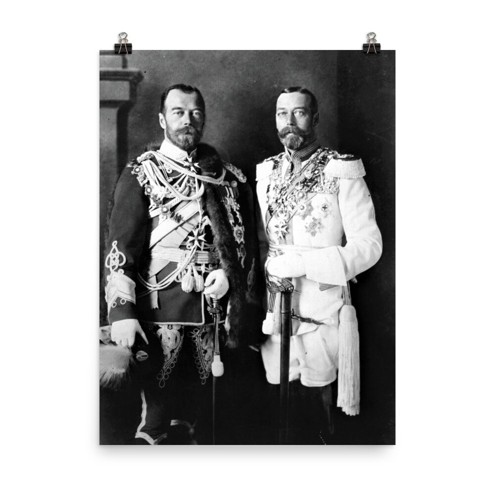 Tsar Nicholas II & King George V Poster Print - Etsy Australia