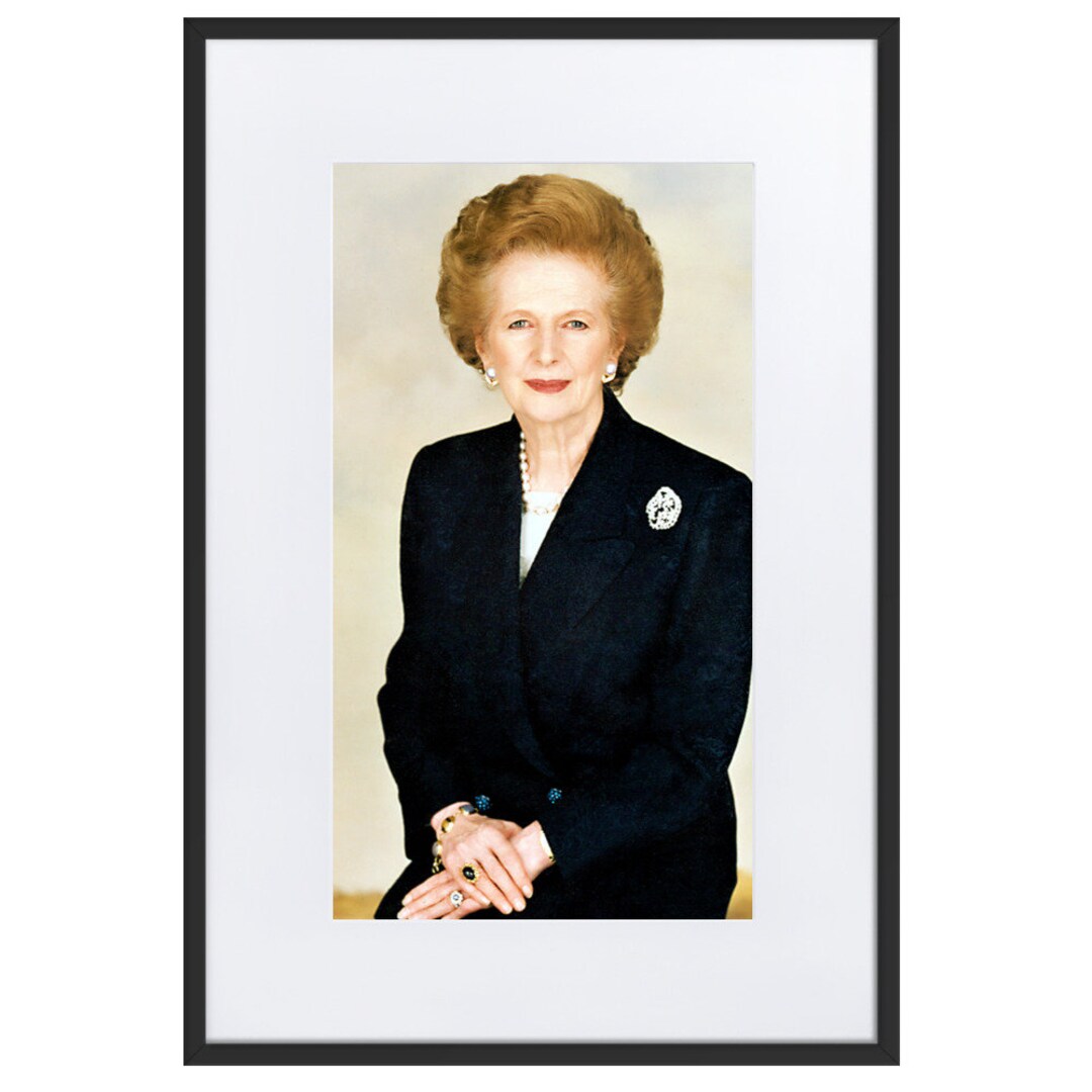 Margaret Thatcher Framed Print With Mat - Etsy