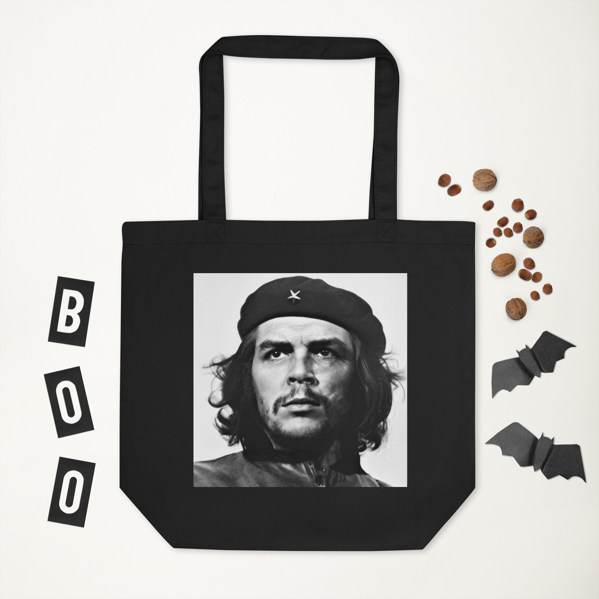Che Guevara Tote Bag 100% Ocs-certified Organic Vegan Cotton - Etsy
