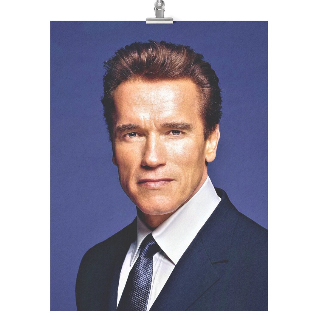 Arnold Schwarzenegger Official Portrait Poster Print - Etsy