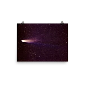 Halley's Comet Poster Print - Etsy