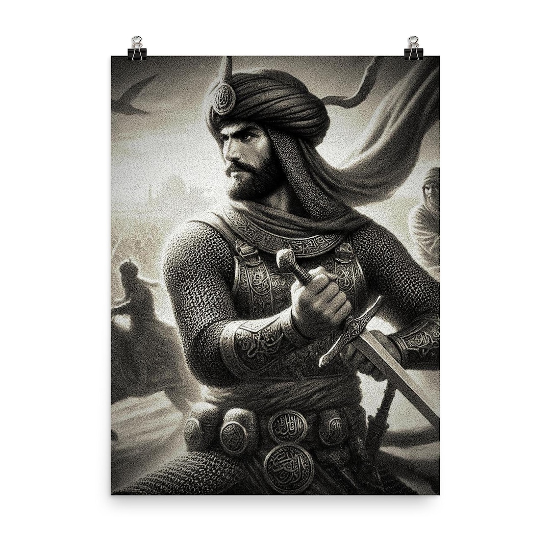 Khalid Ibn Al-walid Poster Print - Etsy