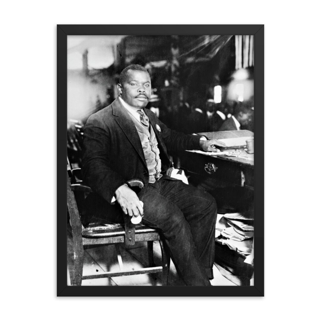 Marcus Garvey Framed Print - Etsy