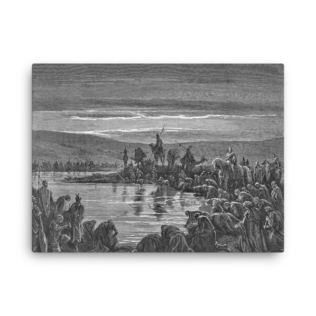 Gideon Chooses 300 Soldiers by Gustave Dore Canvas Print - Canvas Wall ...