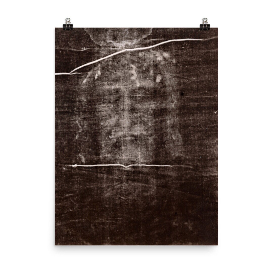 Shroud of Turin Poster Print - Etsy