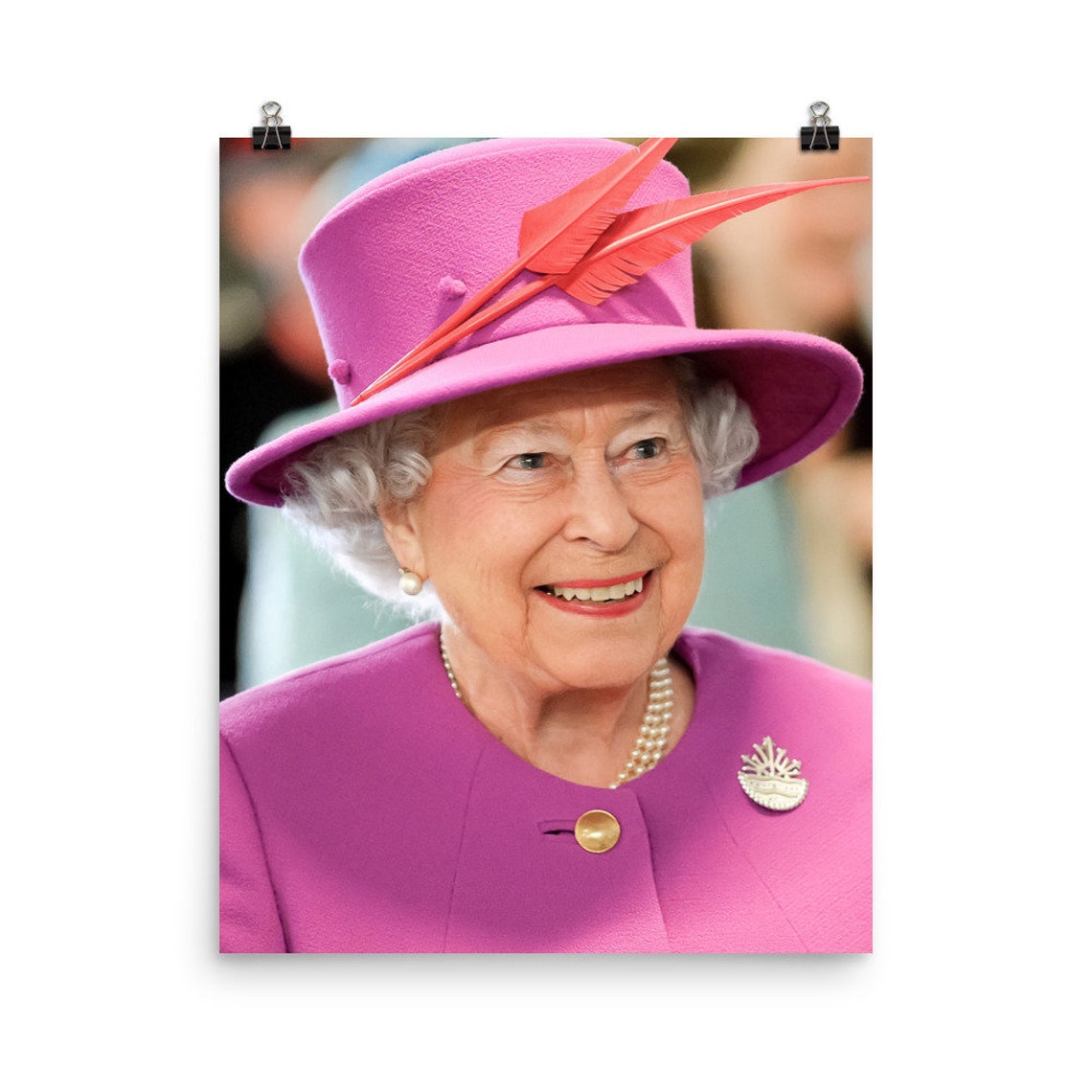 The Queen queen Elizabeth II Poster - Etsy