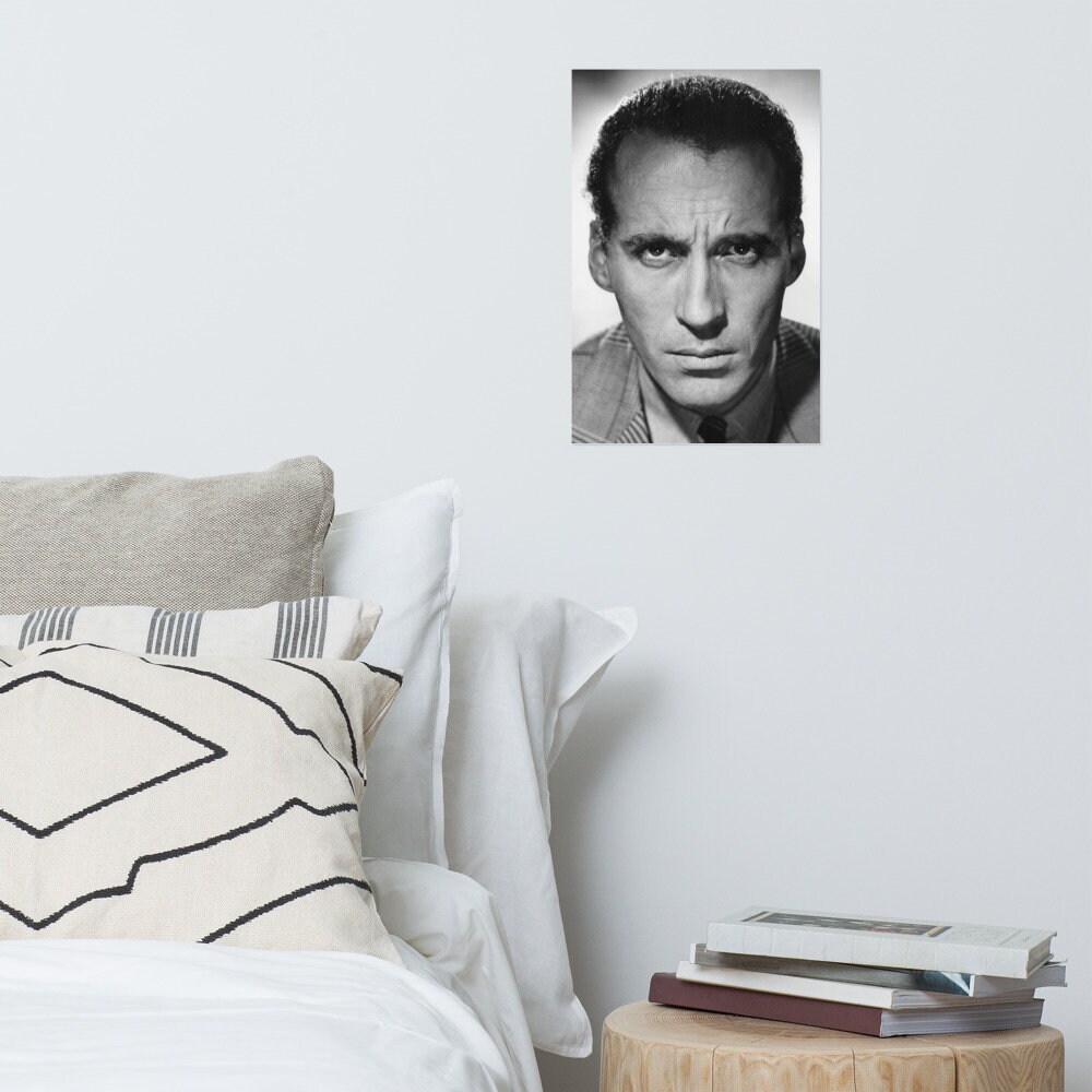 Sir Christopher Lee Poster Print Vintage Horror Movie Posters | Etsy