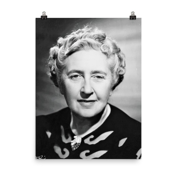 Agatha Christie Poster - Etsy