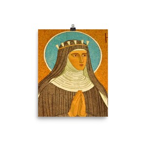 Saint Hildegard of Bingen Poster Print - Etsy