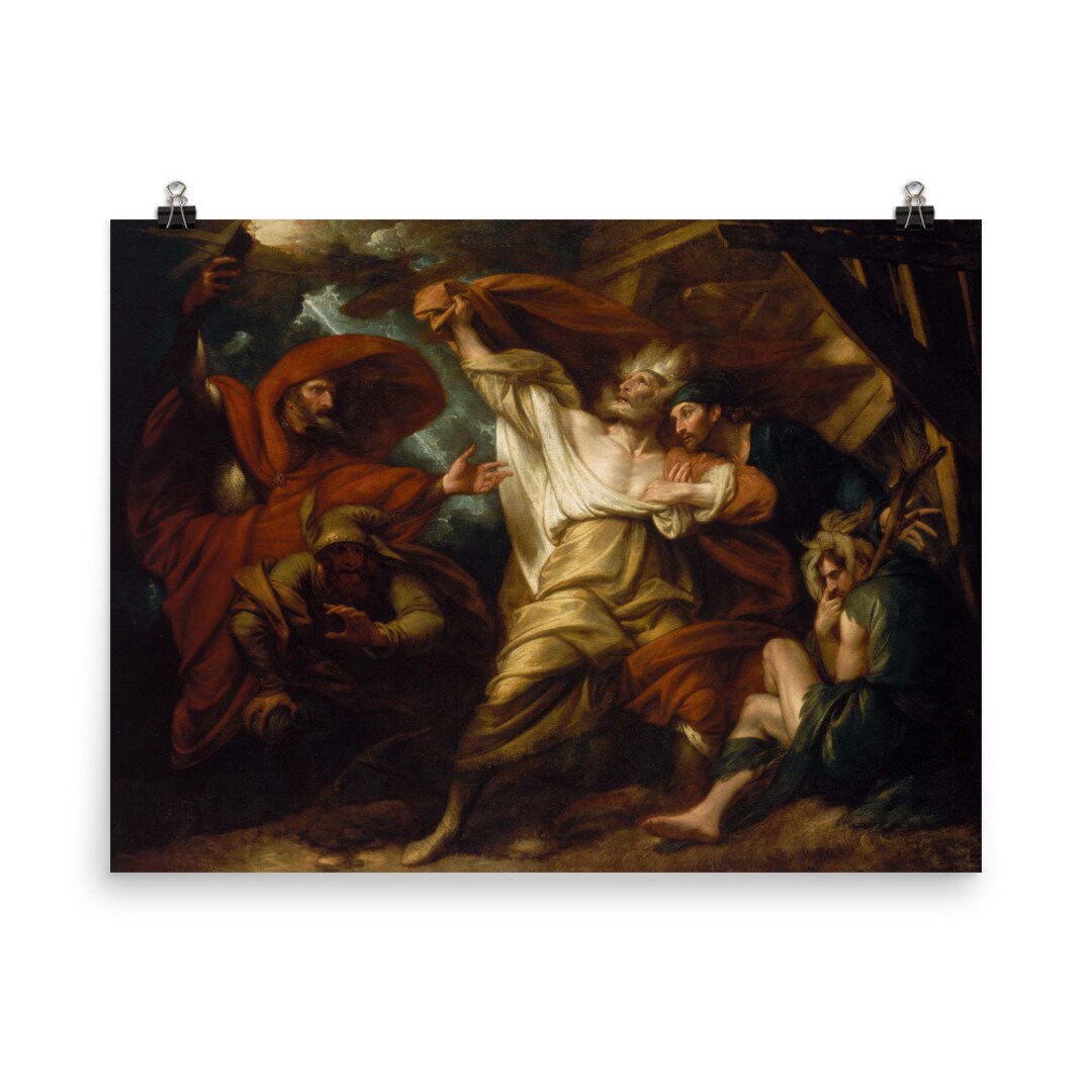 King Lear by Benjamin West Poster Print - Etsy