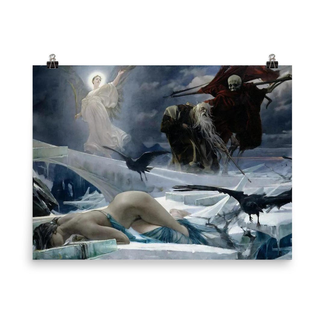 Ahasuerus at the End of the World by Adolf Hirémy-hirschl, 1888 Poster Print - Etsy