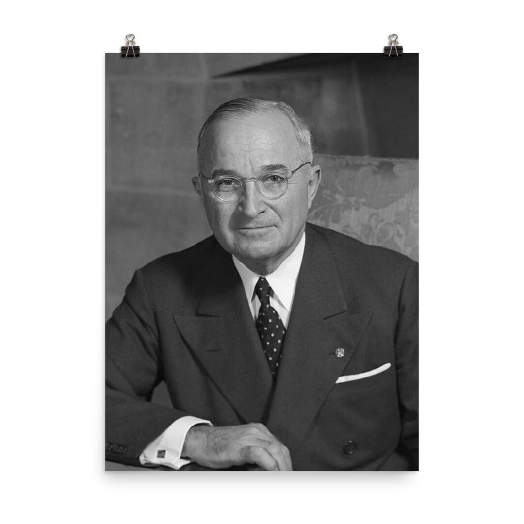 Harry Truman Poster - Etsy