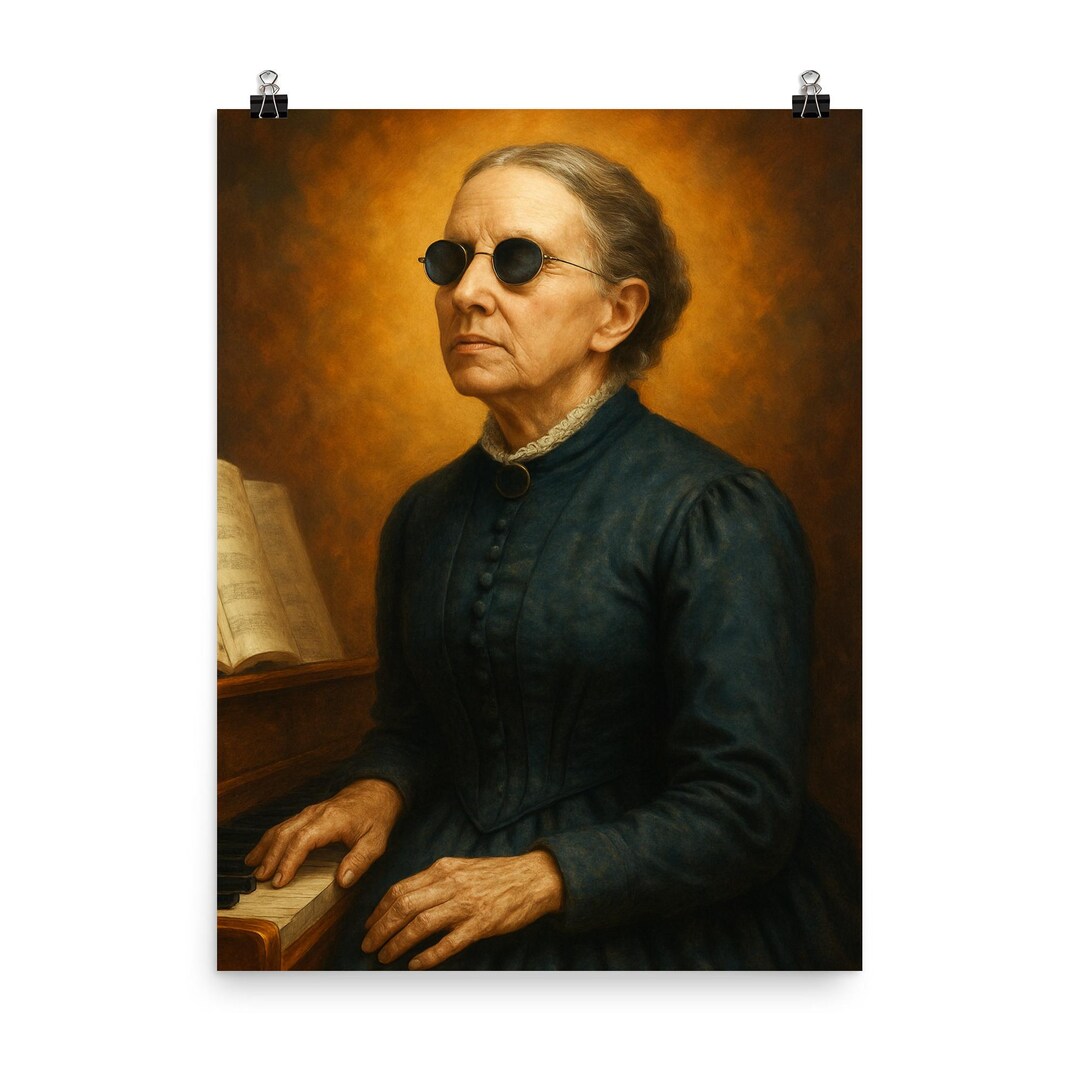 Fanny Crosby Inspirational Legacy Poster Print – Unique Motivational ...