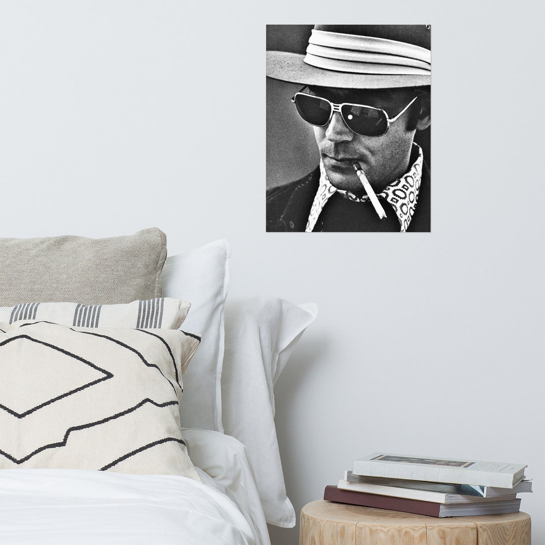 Hunter S Thompson Poster Art Print, Fear and Loathing in Las Vegas ...