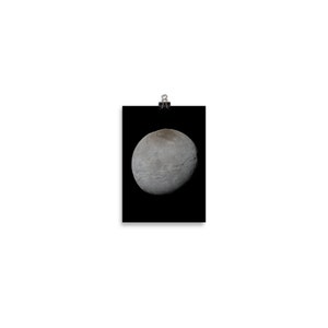 Charon pluto Moon Poster Print - Etsy