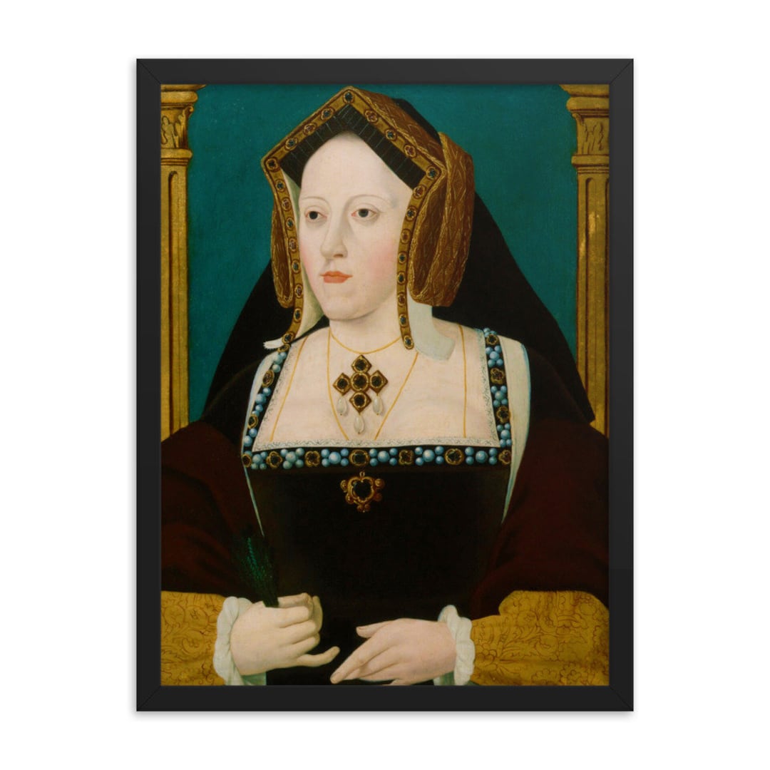Catherine of Aragon Framed Print - Etsy