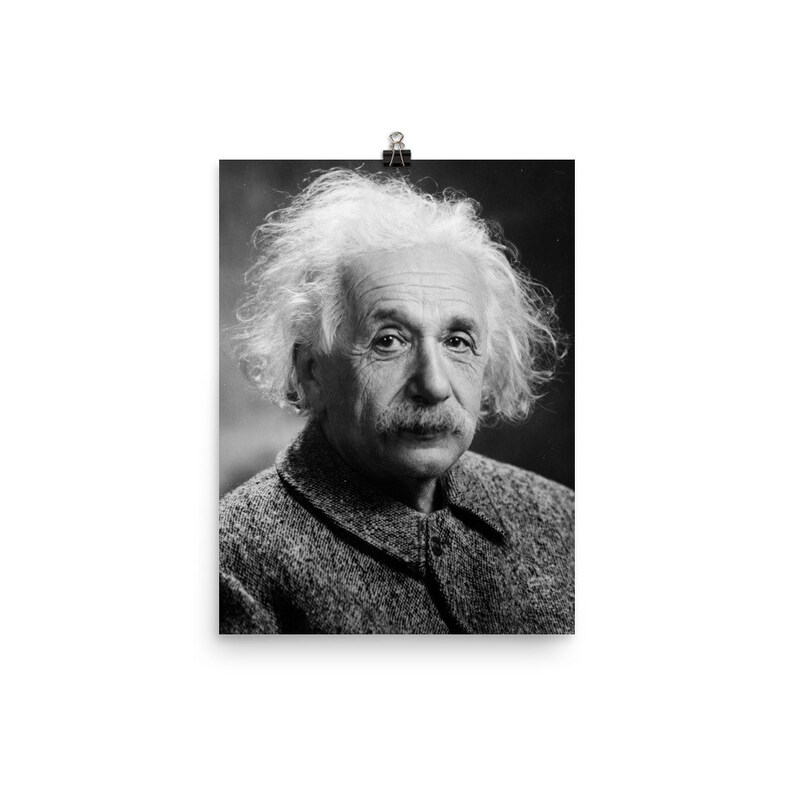 Albert Einstein Poster | Etsy