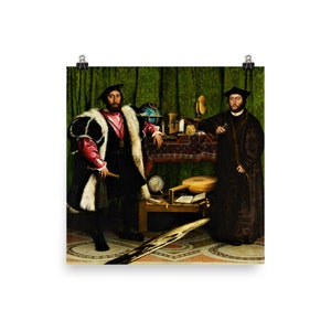 The Ambassadors by Hans Holbein the Younger Poster Print - Etsy