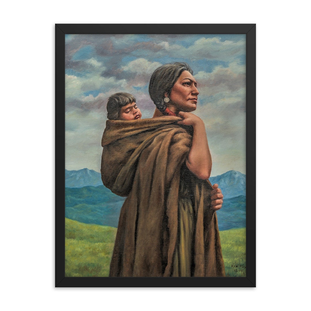 Sacagawea Framed Print - Etsy