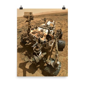 Curiosity Rover Poster Print - Etsy