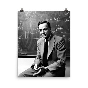 Richard Feynman Poster Print - Etsy