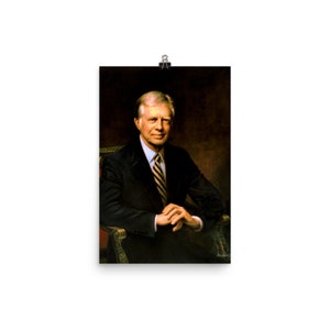 Jimmy Carter Official Portrait Poster Print - Etsy