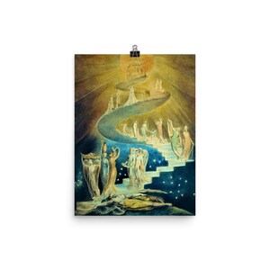 Jacob's Ladder by William Blake Poster Print - Etsy