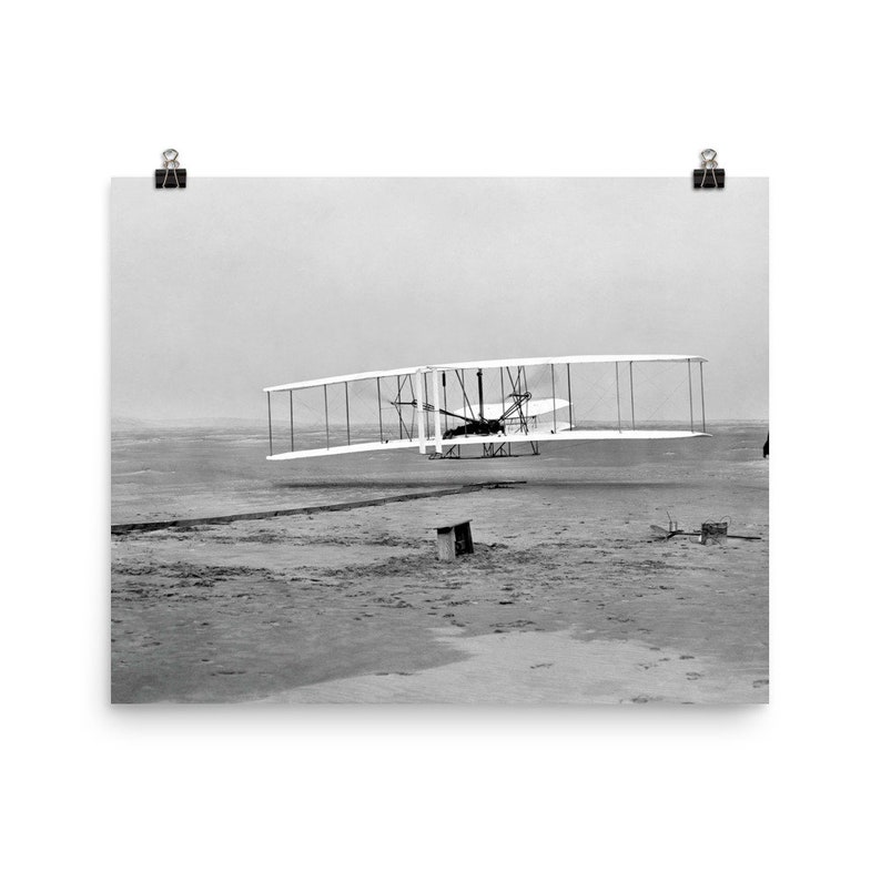Wright Brothers First Flight Poster Print - Etsy