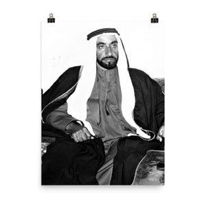 Zayed Bin Sultan Al Nahyan Poster Print - Etsy