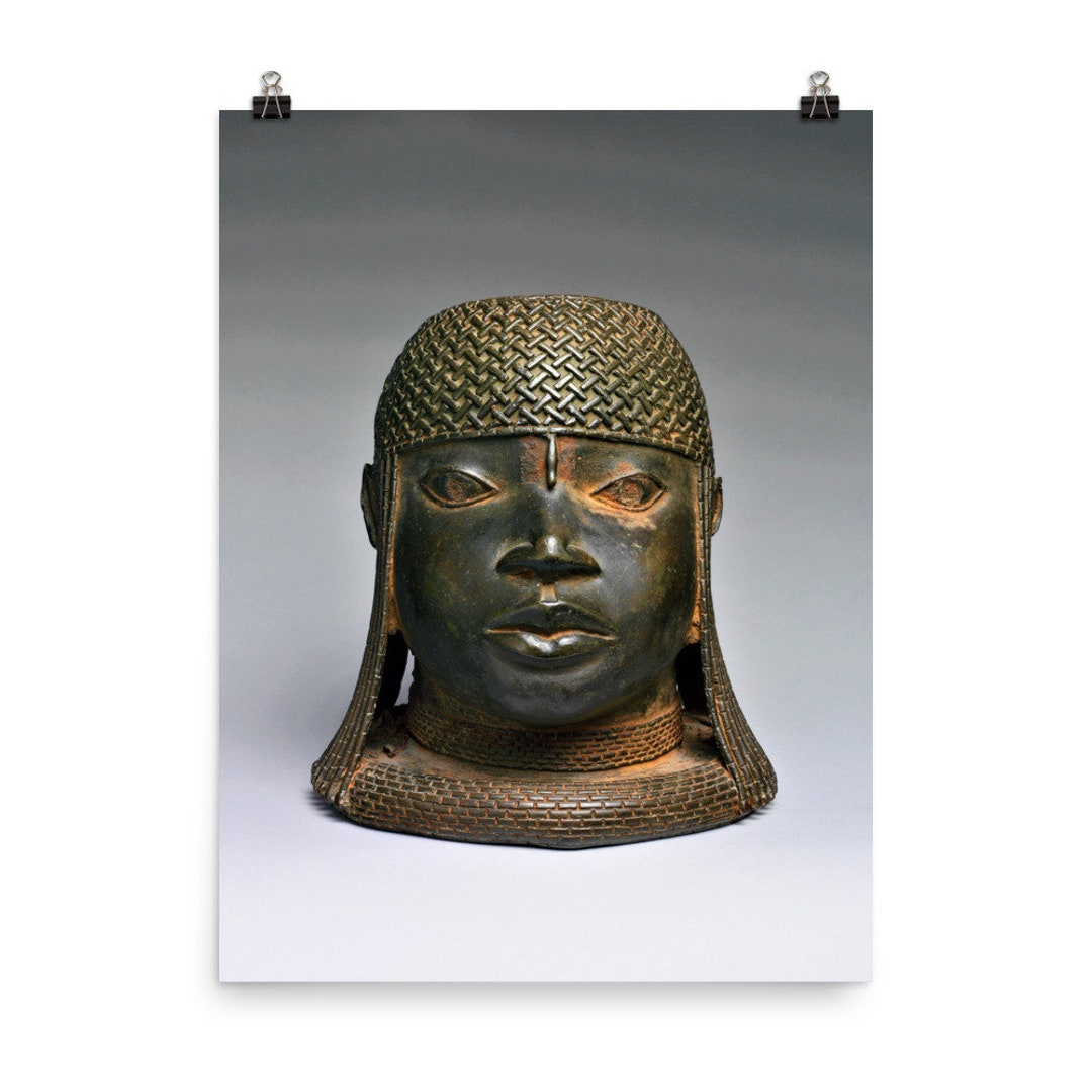 Head of an Oba Poster Print - Etsy