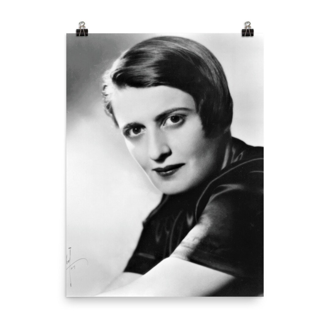 Ayn Rand Poster Print - Etsy