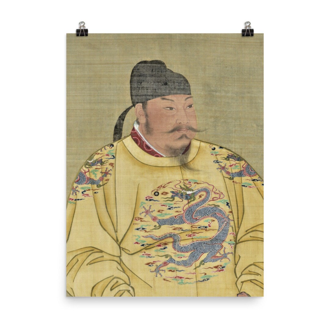 Emperor Taizong of Tang Poster - Etsy