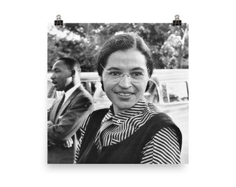 Rosa Parks Print Civil Rights Poster Black Lives Matter - Etsy